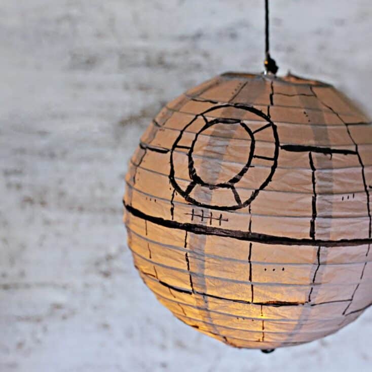 DIY Star Wars Death Star Craft Nightlight